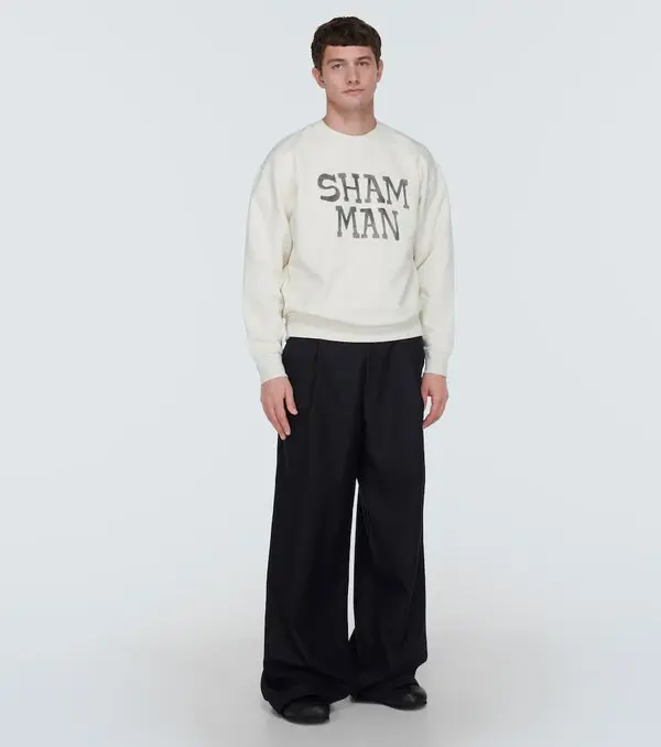 JW Anderson X Michael Clark Printed Cotton Jersey Sweatshirt