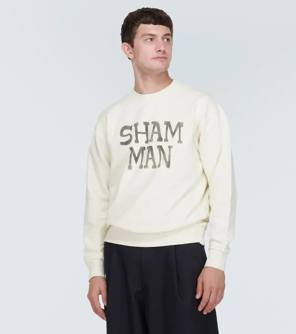 JW Anderson X Michael Clark Printed Cotton Jersey Sweatshirt