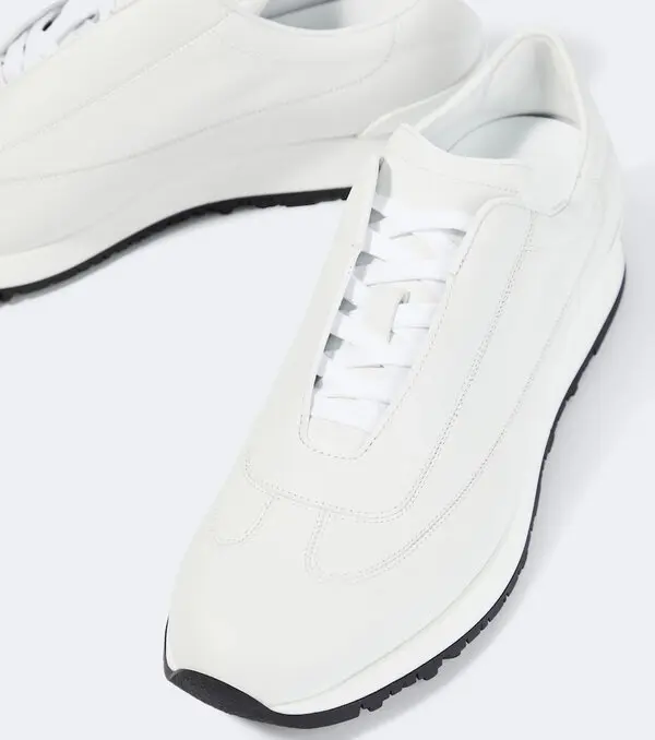John Lobb Foundry Ii Leather Low-top Sneakers
