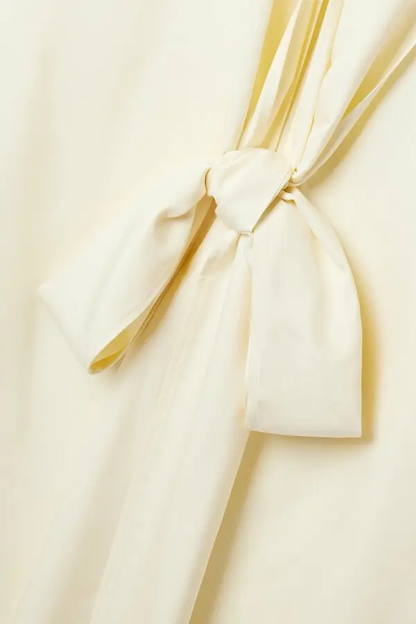 Givenchy Pussy-bow Silk Blouse - Yellow