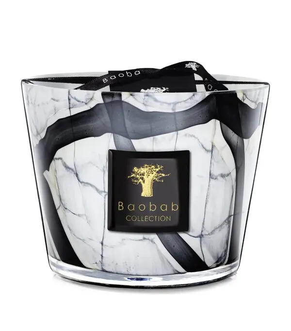 BAOBAB COLLECTION Stones Marble Candle - Grey