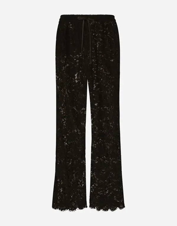 Dolce & Gabbana Cordonetto Lace Jogging Pants