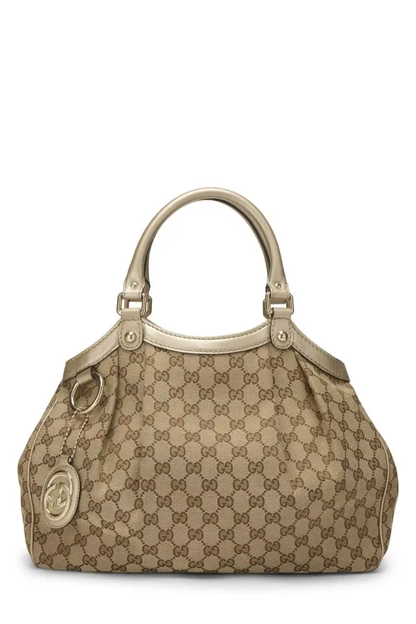 Gucci Original Gg Canvas Sukey Tote - Beige