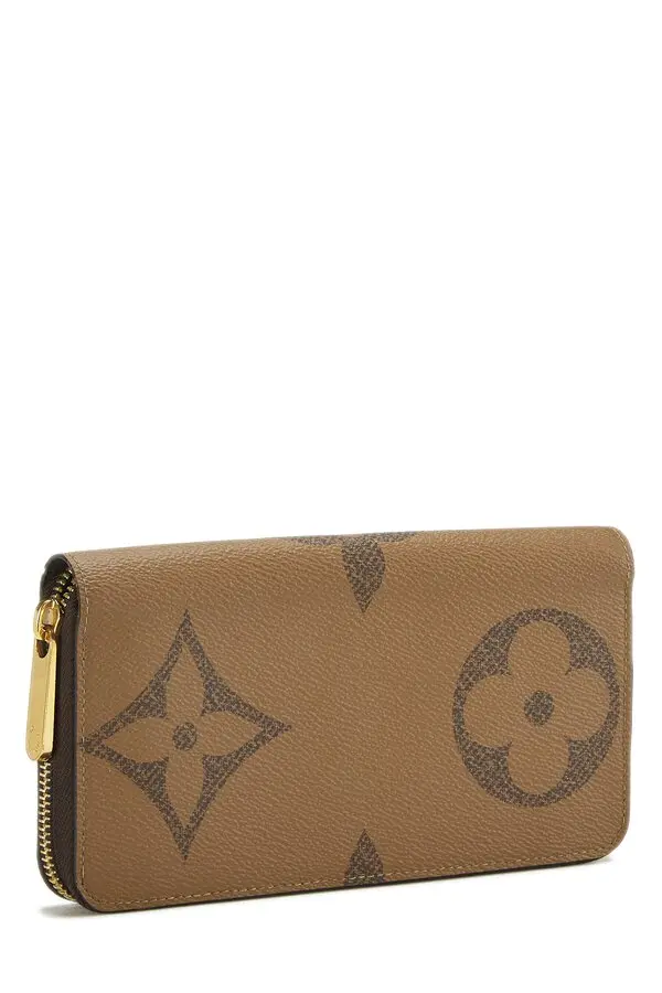 LOUIS VUITTON Monogram Reversed Giant Zippy Continental - Brown