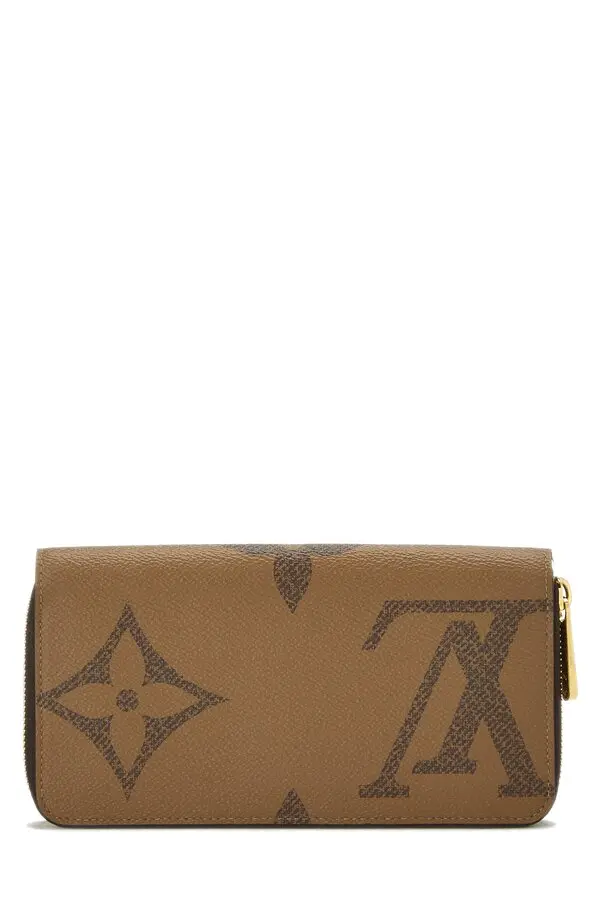 LOUIS VUITTON Monogram Reversed Giant Zippy Continental - Brown