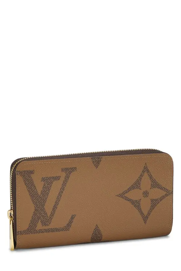 LOUIS VUITTON Monogram Reversed Giant Zippy Continental - Brown
