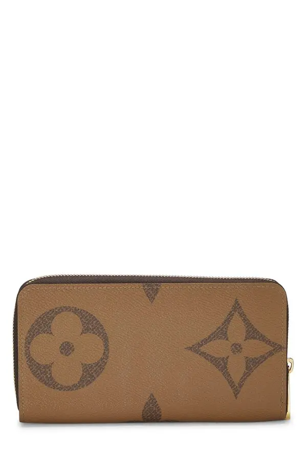 LOUIS VUITTON Monogram Reversed Giant Zippy Continental - Brown