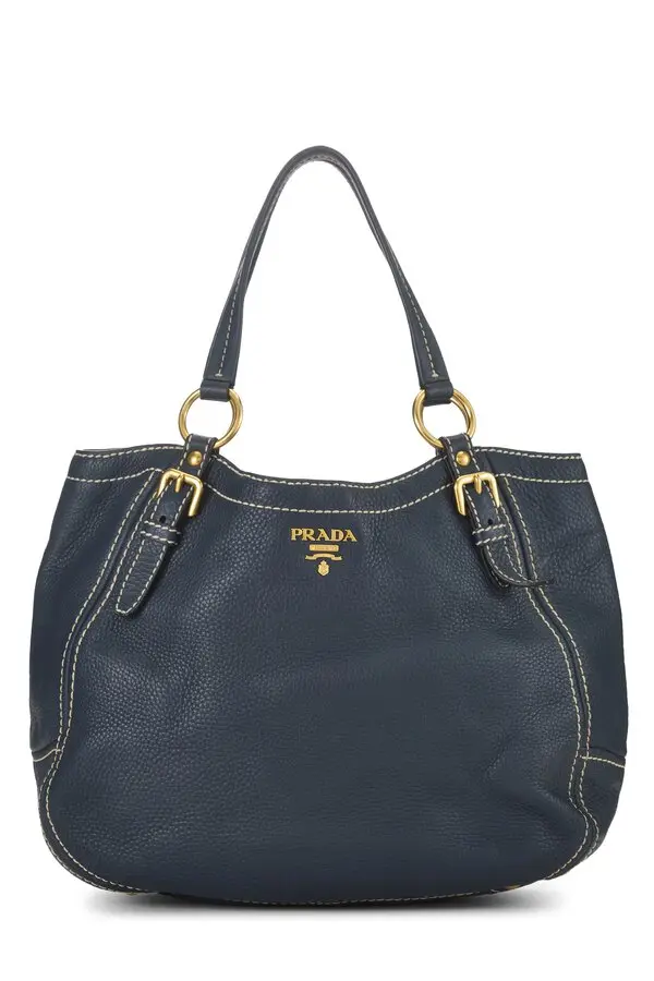 Prada Vitello Daino Sacca 2 Manici Top Handle Bag