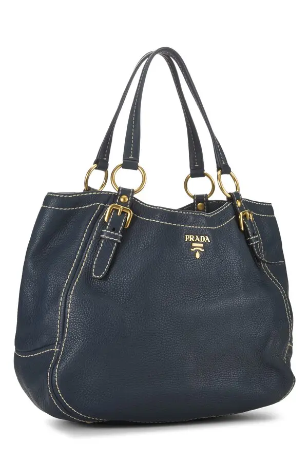Prada Vitello Daino Sacca 2 Manici Top Handle Bag