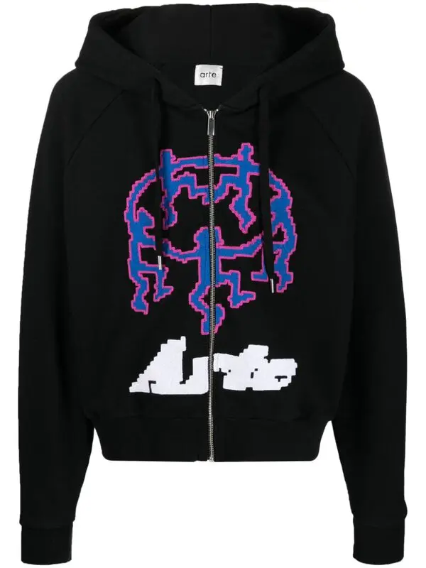 Arte Antwerp Joe Pixel Dancer Jacket In Black - 54% Off | Editorialist