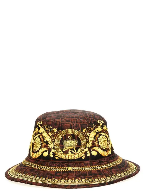 Versace Baroccodile' Bucket Hat
