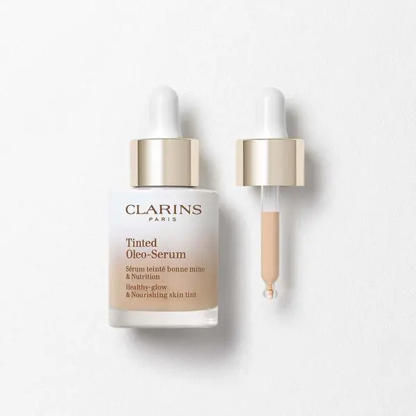 Clarins Tinted Oleo-serum Foundation Hydrating Skin Tint Face Serum - 1