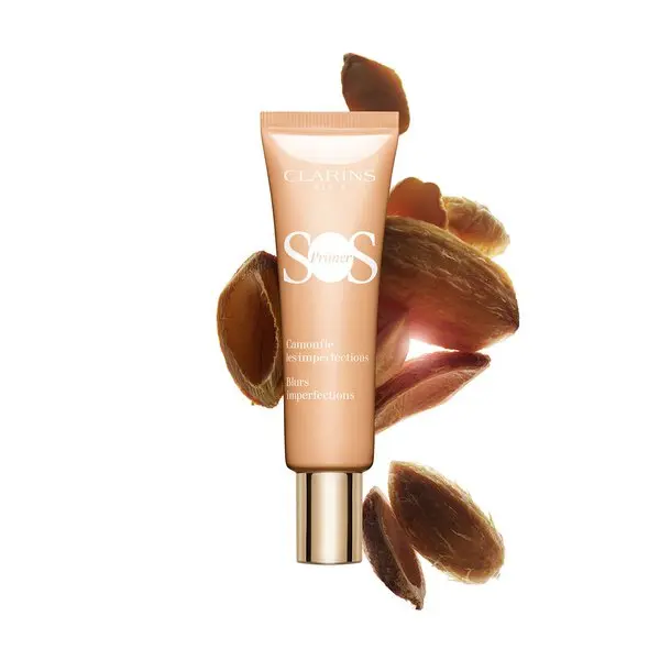 Clarins Sos Color Correcting + Hydrating Face Primer - Peach