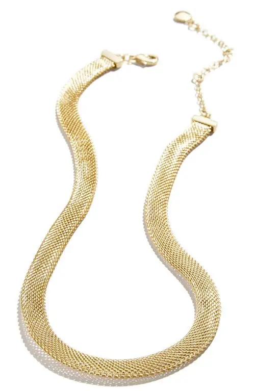 Baublebar Fine Mesh Chain Necklace