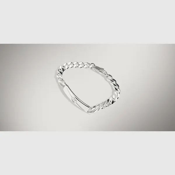 Gucci Diagonal Interlocking G Bracelet