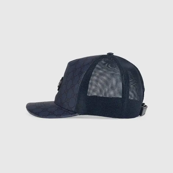 Gucci Gg Supreme Baseball Hat - Blue | Editorialist
