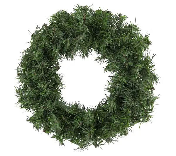 NORTHLIGHT 12' Canadian Pine Mini Artificial Ch Ristmas Wreath - One-color