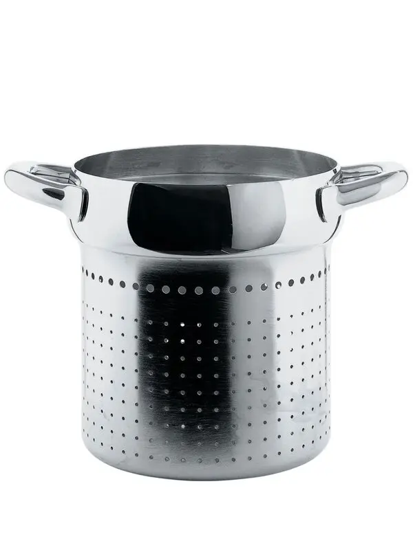 ALESSI Mami Stainless Steel Pierced Basket - Silver