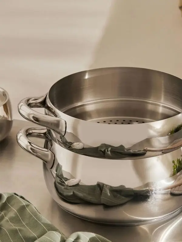 ALESSI Mami Stainless Steel Steamer Basket