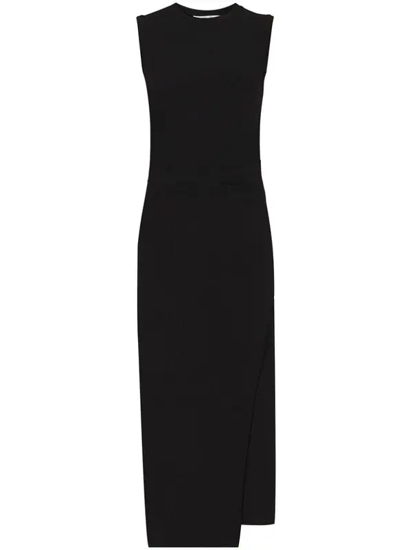 Proenza Schouler White Label Asymmetric Jersey Midi Dress