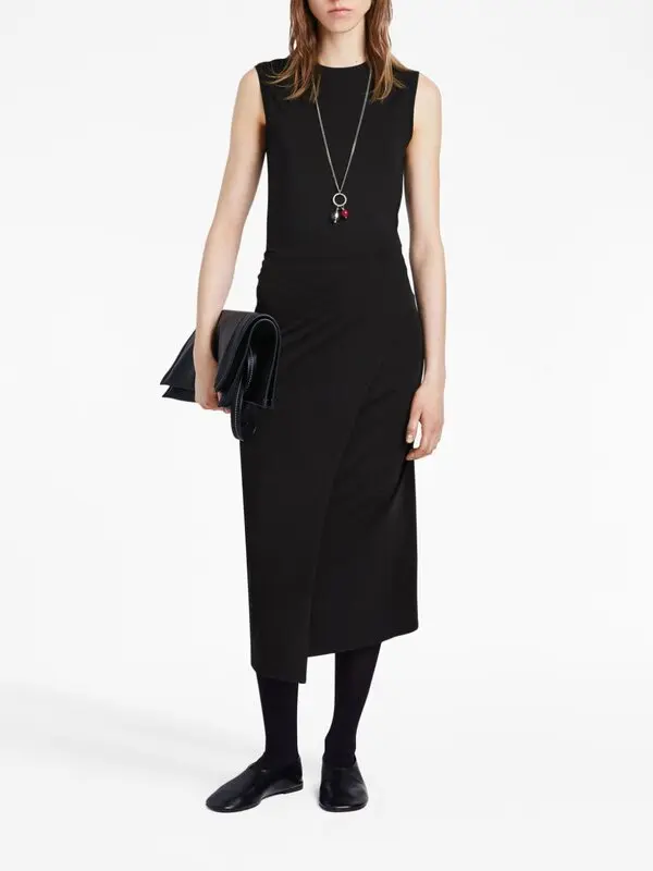 Proenza Schouler White Label Asymmetric Jersey Midi Dress