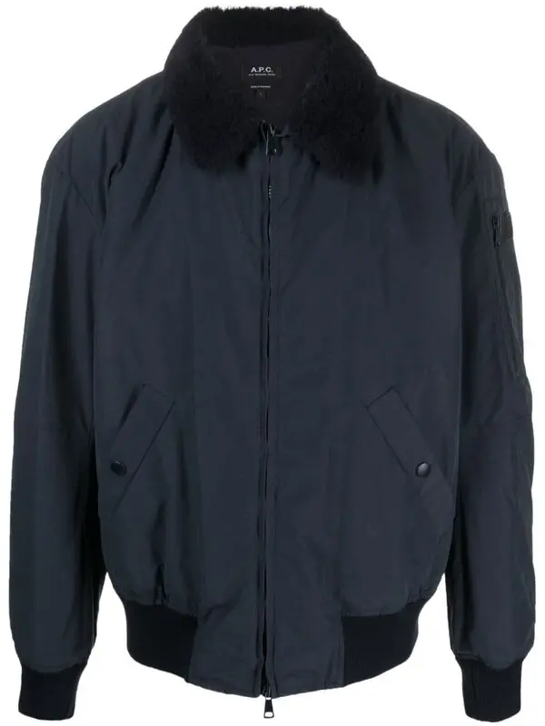 A.p.c. Collared Bomber Jacket