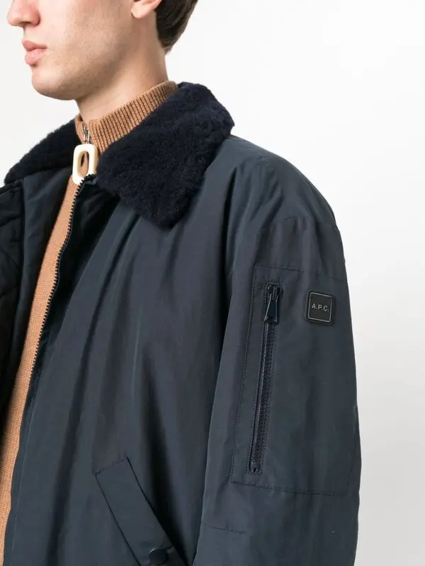 A.p.c. Collared Bomber Jacket