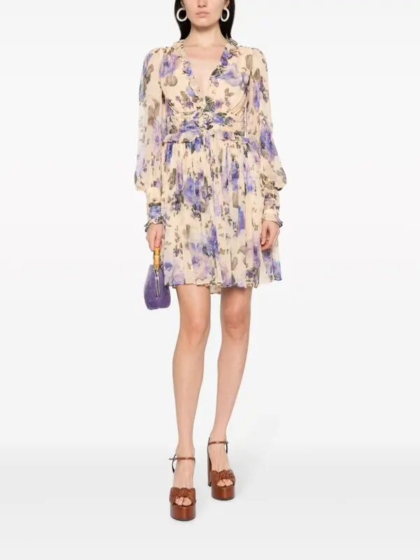 Zimmermann Lyrical Floral-print Minidress