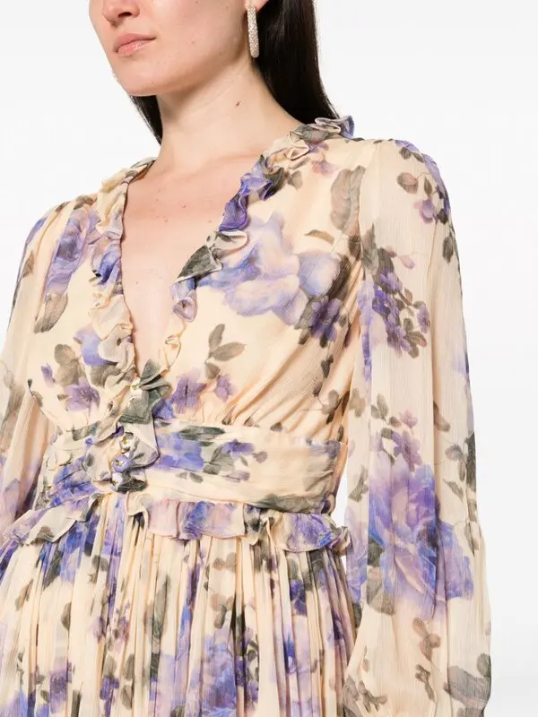 Zimmermann Lyrical Floral-print Minidress