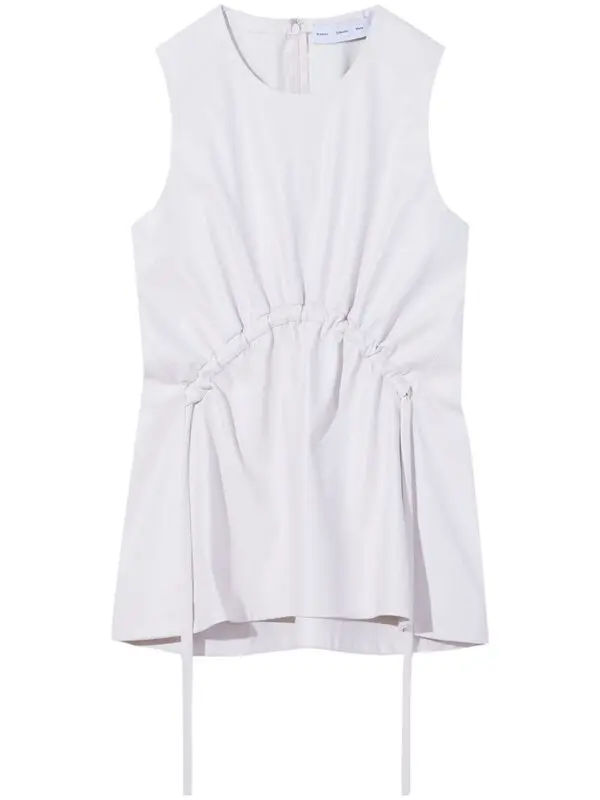 Proenza Schouler White Label Faux-leather Top
