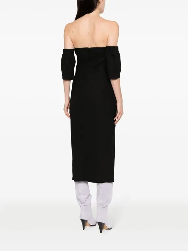 Isabel Marant Étoile Stony Off-shoulder Midi Dress