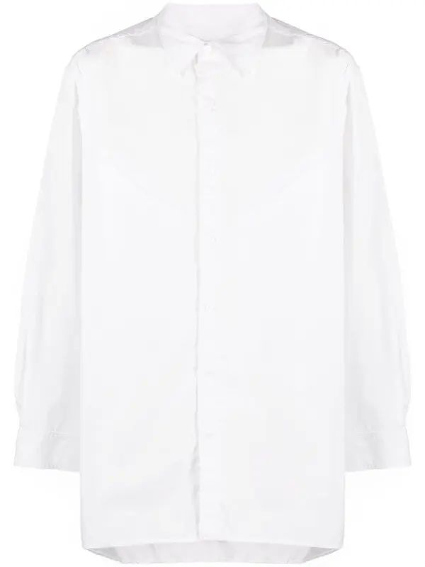 Yohji Yamamoto Panelled Cotton Shirt