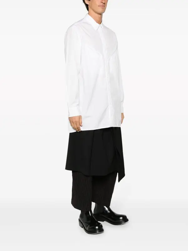 Yohji Yamamoto Panelled Cotton Shirt