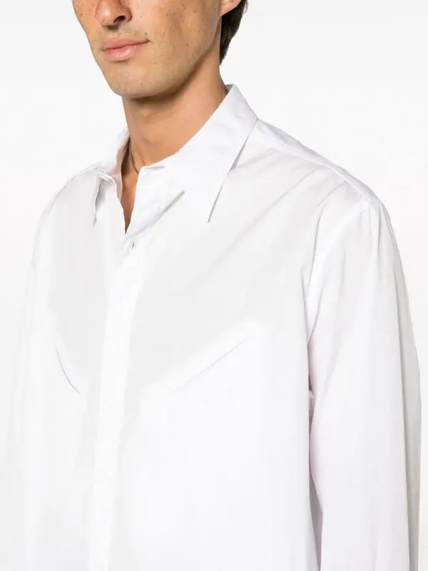 Yohji Yamamoto Panelled Cotton Shirt