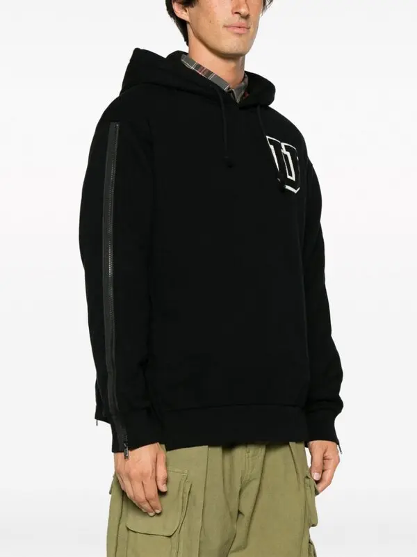 UNDERCOVERISM Logo-patch Cotton Hoodie