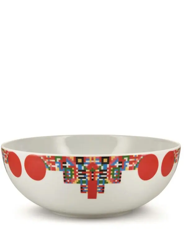 ALESSI Holyhedrics Porcelain Bowl - White