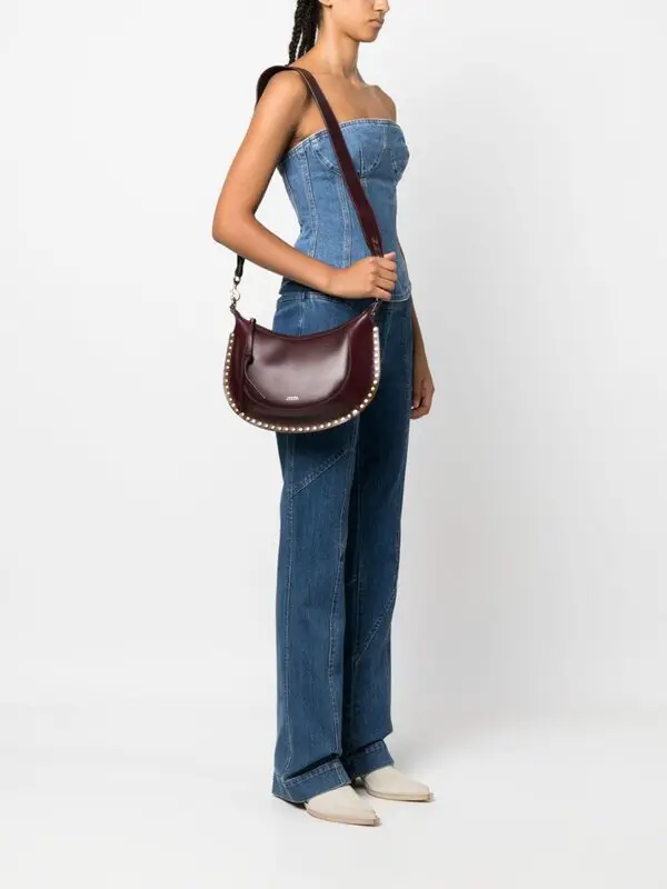 Isabel Marant Étoile Naoko Leather Shoulder Bag - Red