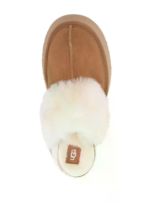 UGG Funkette Logo-strap Platform Sandals - Brown