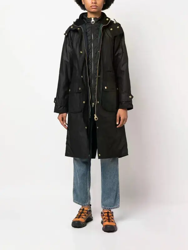Barbour Mid-length Polished Raincoat