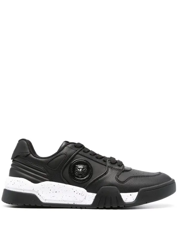 Just Cavalli Logo-patch Leather Sneakers
