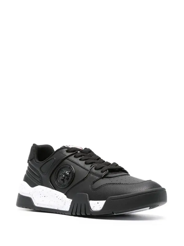Just Cavalli Logo-patch Leather Sneakers