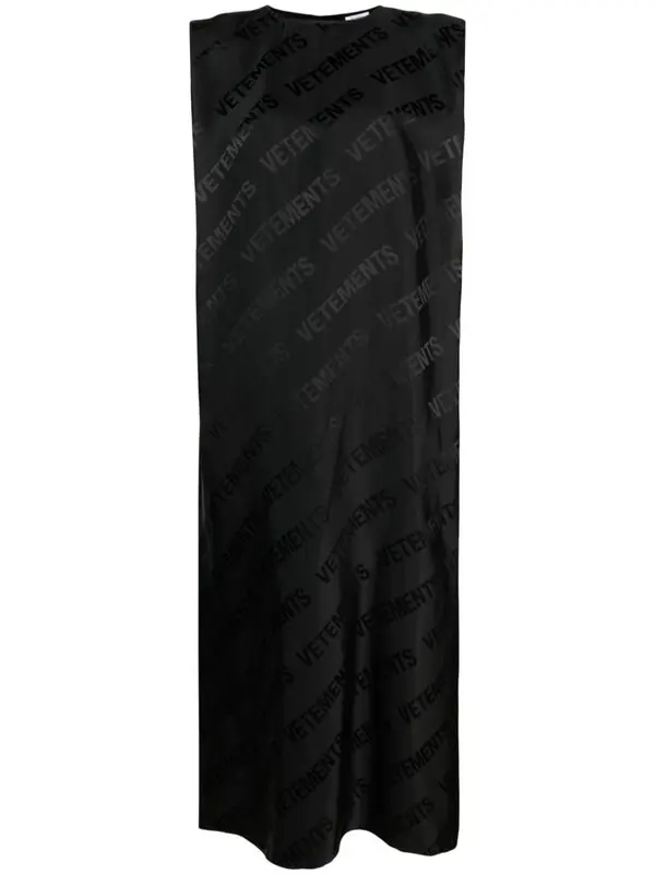 Vetements Logo-print Sleeveless Dress