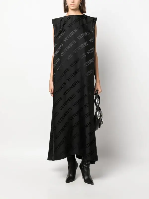 Vetements Logo-print Sleeveless Dress