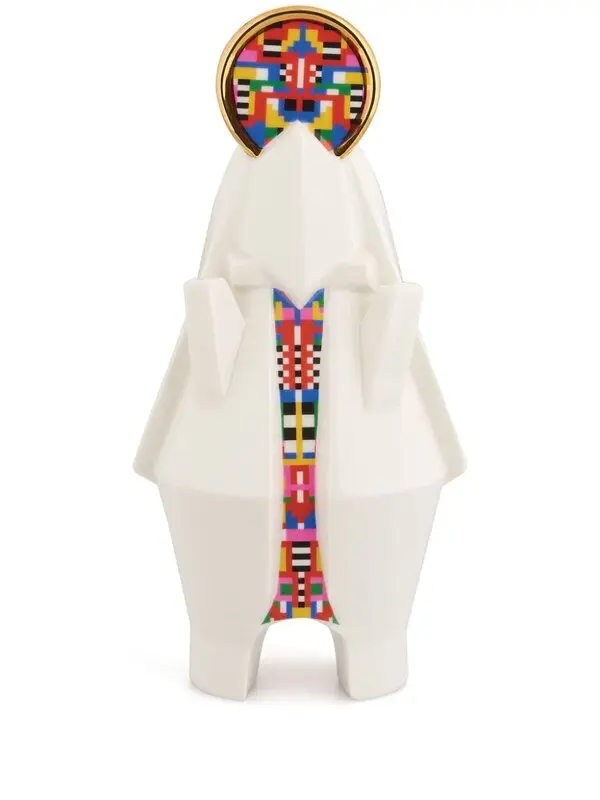 ALESSI Holyhedrics Mary Porcelain Ornament - White