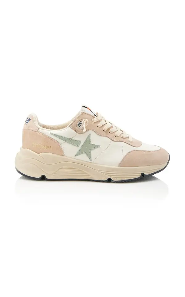 GOLDEN GOOSE Running Leather Sneakers - Tan