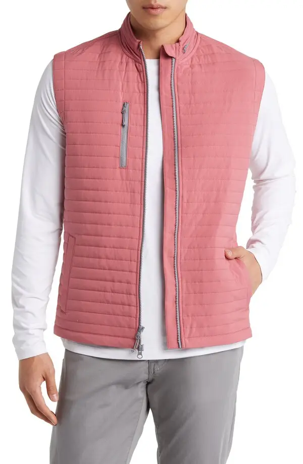 Johnnie-o Crosswind Quilted Performance Vest - Bandana