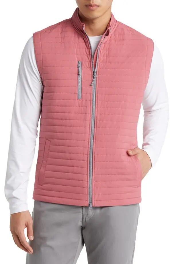 Johnnie-o Crosswind Quilted Performance Vest - Bandana