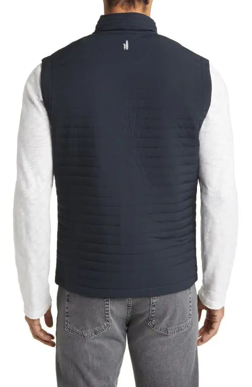 Johnnie-o Crosswind Quilted Performance Vest - Black