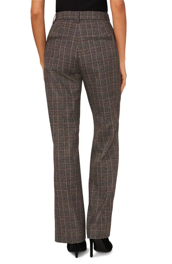 Halogen Plaid High Waist Trousers