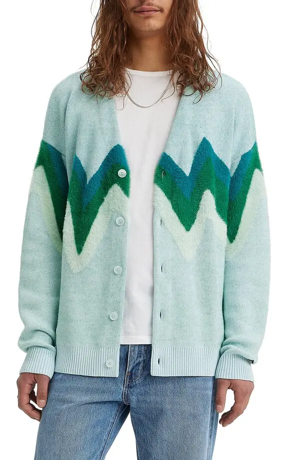 LEVI'S Coit Zigzag Stripe Cardigan